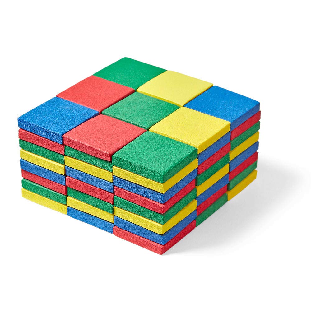 Buy hand2mind Foam Square Color Tiles, Color Sorting, Math Counters for ...