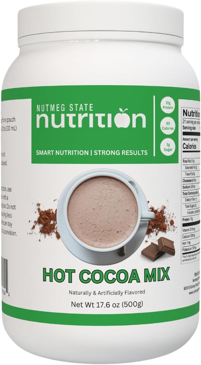 Amazon.com: Nutmeg State Nutrition - High Protein Hot Cocoa Mix, Low ...