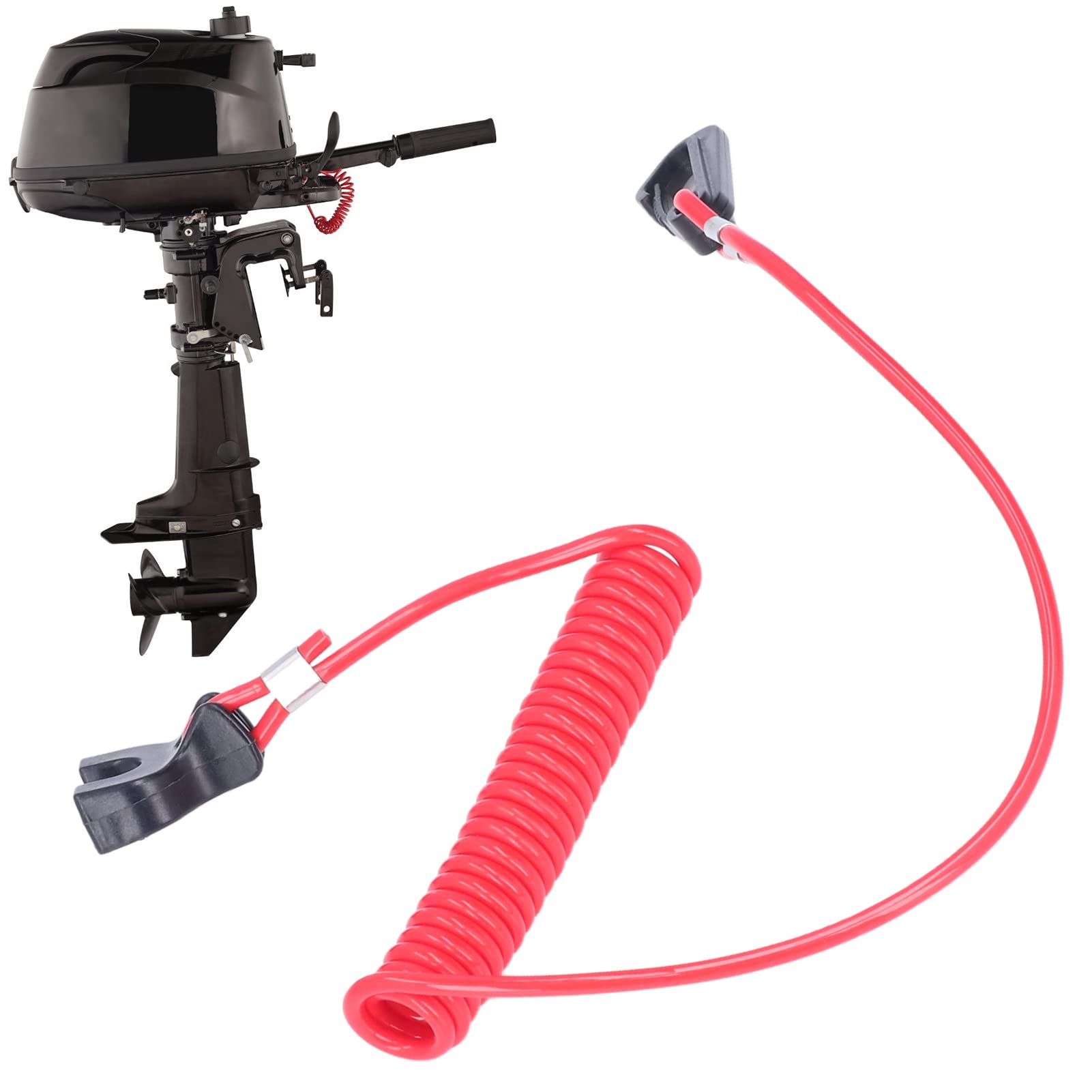 Johnson OMC Tether Boat Engine Emergency Stop Switch Lanyard - Safety ...
