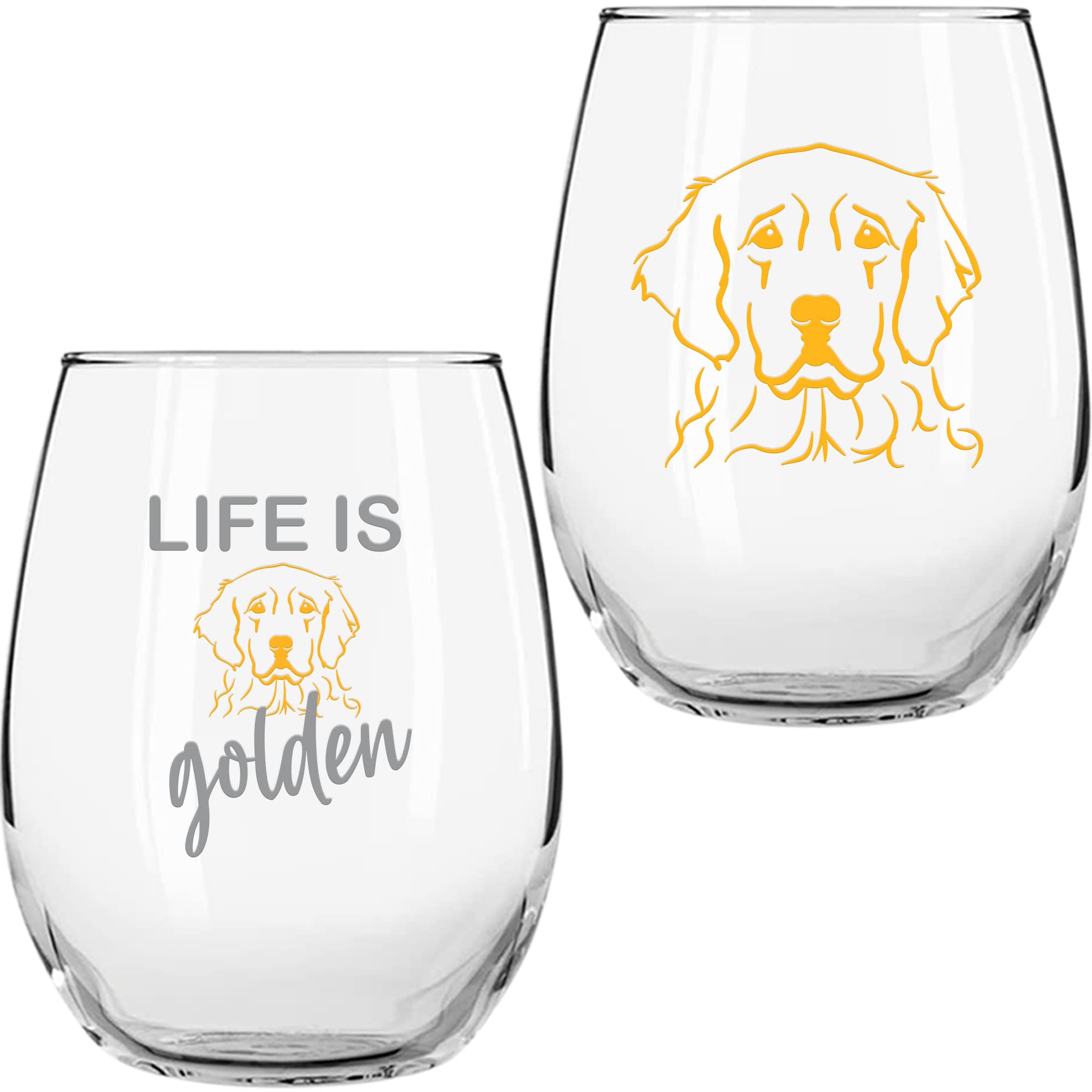 Amazon.com | On The Rox Drinks Golden Retriever Gifts for Dog Lovers ...