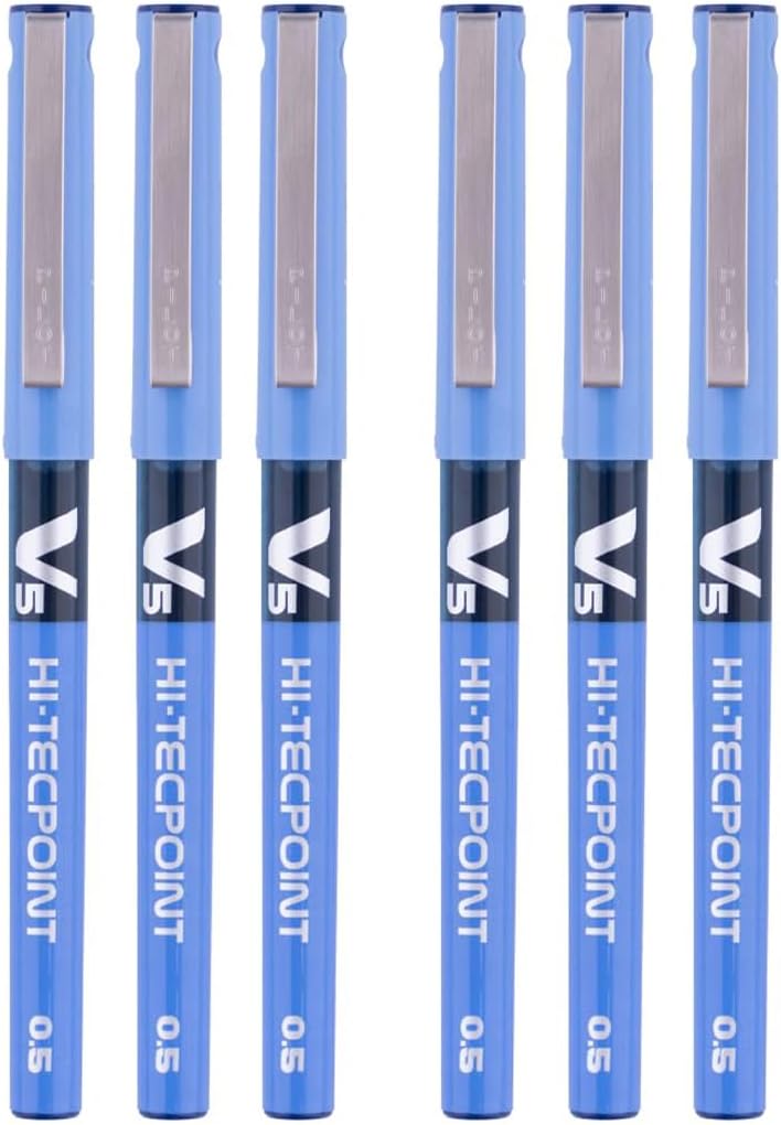 Pilot Hi-Tecpoint V5 0.5mm Extra Fine Point Pure Liquid Ink Roller Ball ...