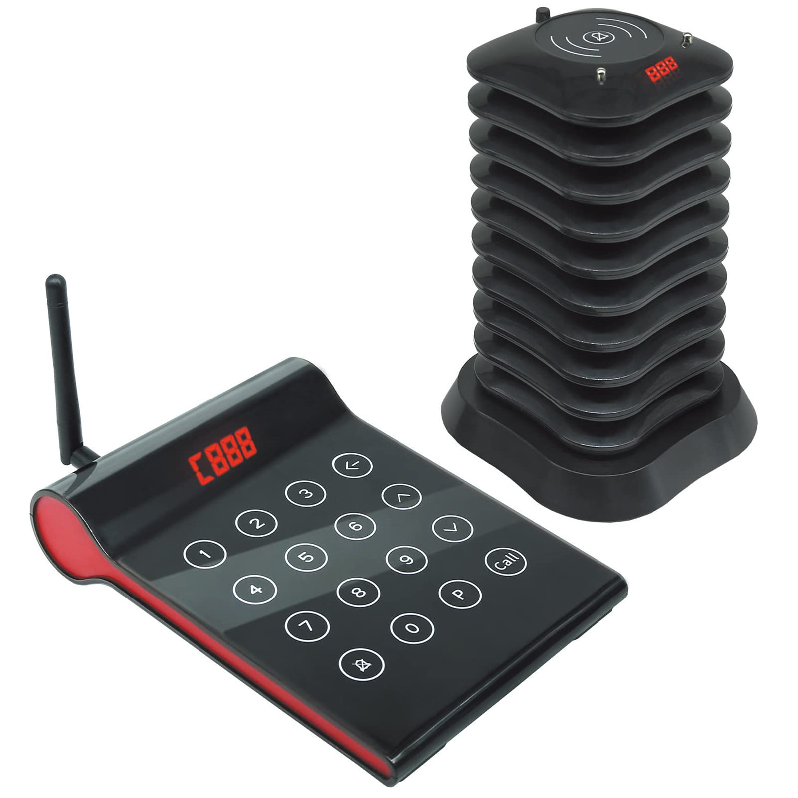 Buy Restaurant Pager System, Guest Paging Queuing System, Long Range ...