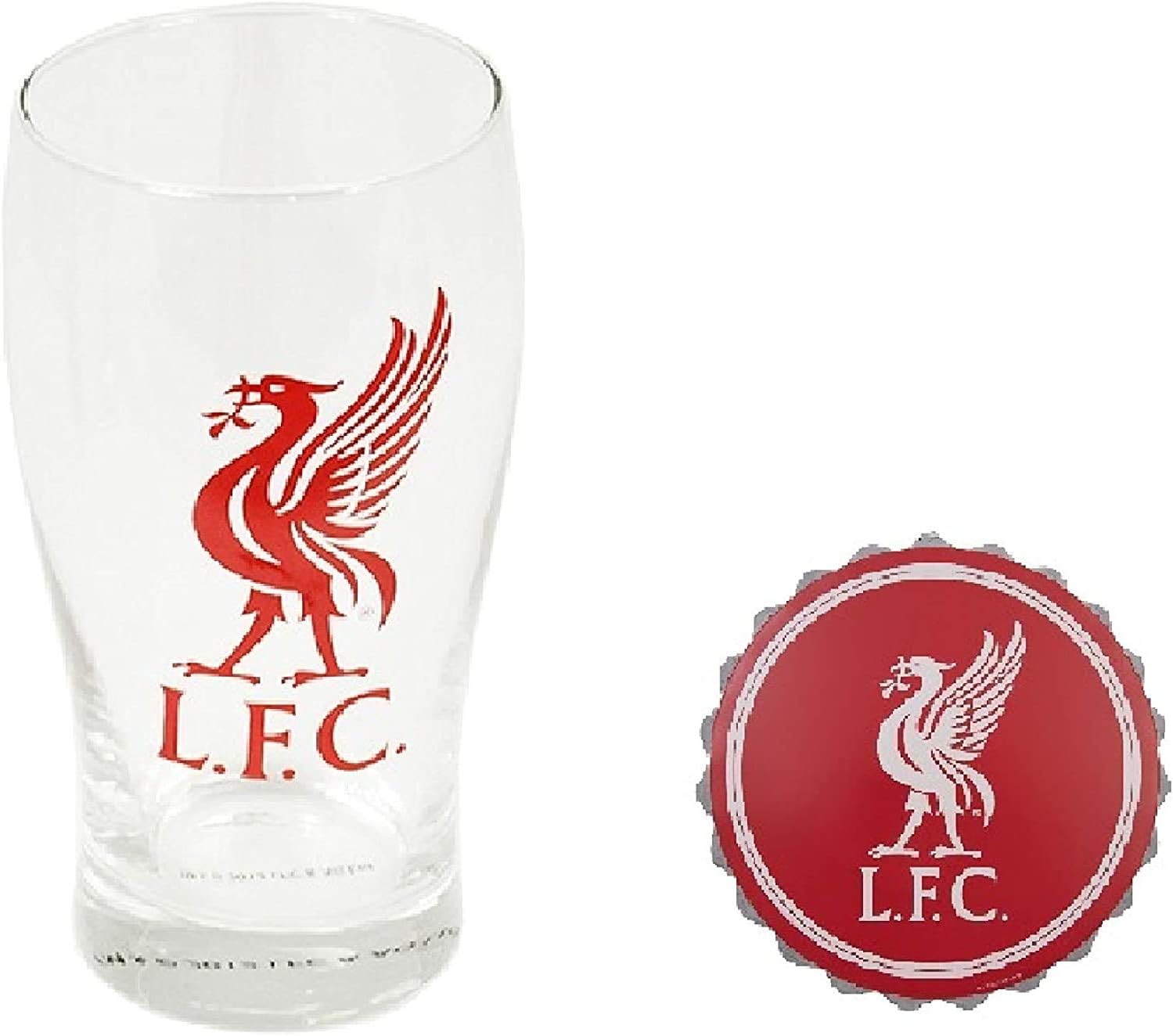 Liverpool Pint Glass & Bottle Opener : Amazon.co.uk: Home & Kitchen