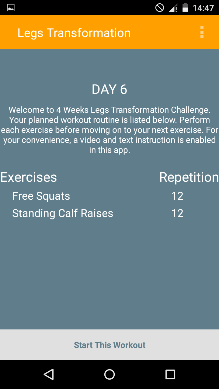 4 Weeks Legs Transformation - App on Amazon Appstore