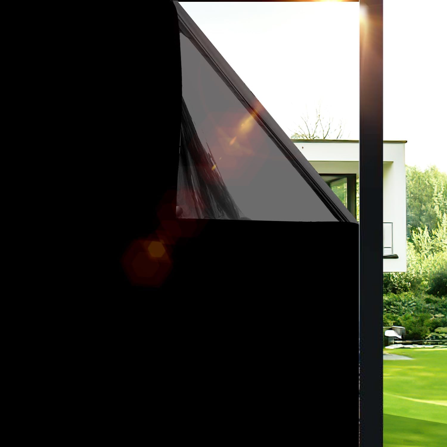 Sun Blocking Privacy Window Film, One Way Window Tint for Home, Daytime ...