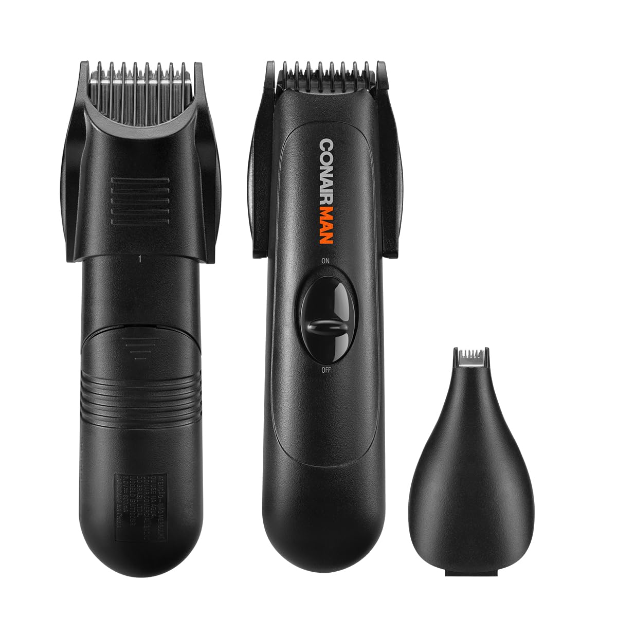 ConairMAN Beard Trimmer for Men, for Beard, Mustache and Face, 3 piece ...