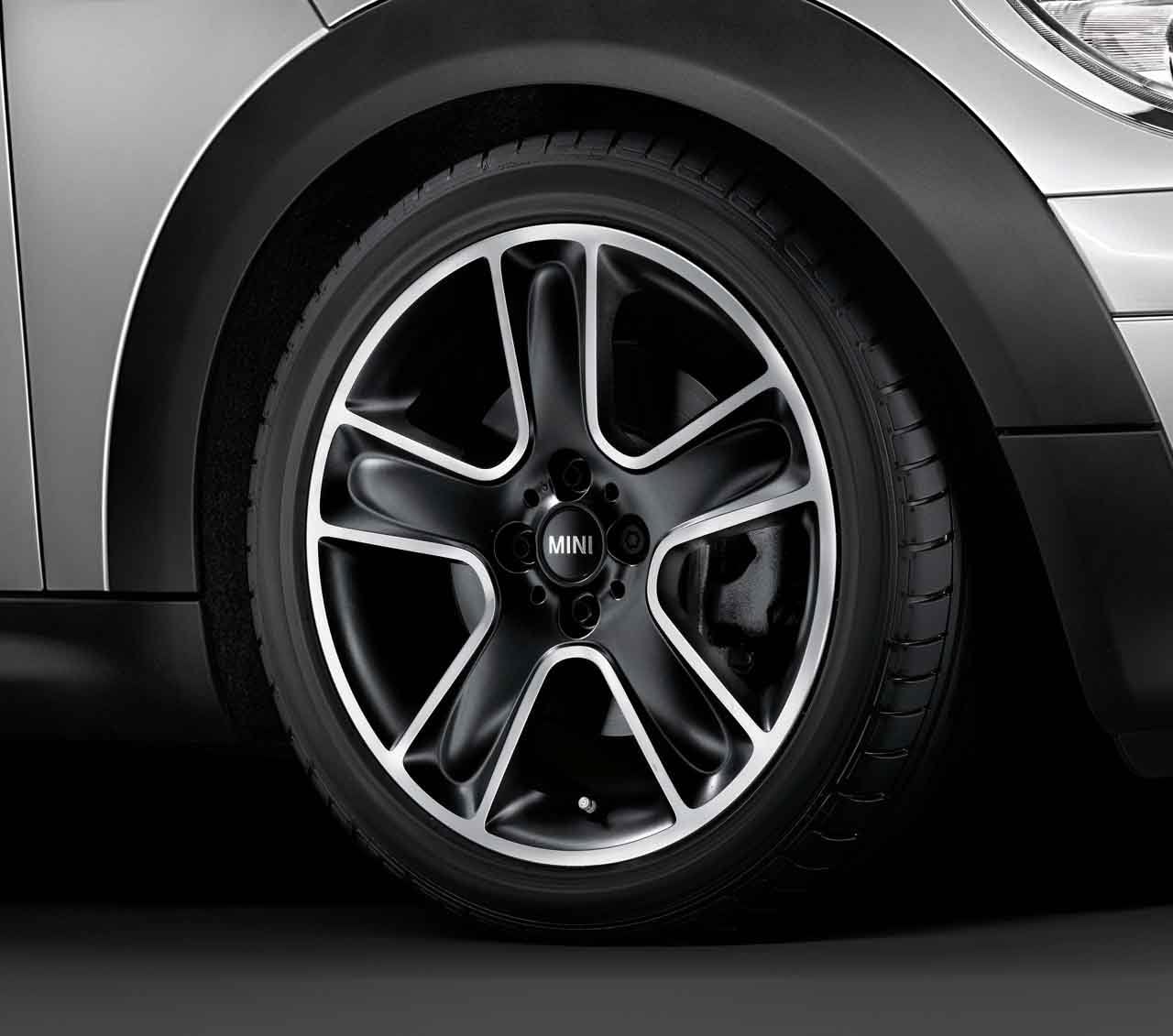MINI Genuine Light Alloy Wheel Rim Black 7J 17" ET 48 Fits R57 ...