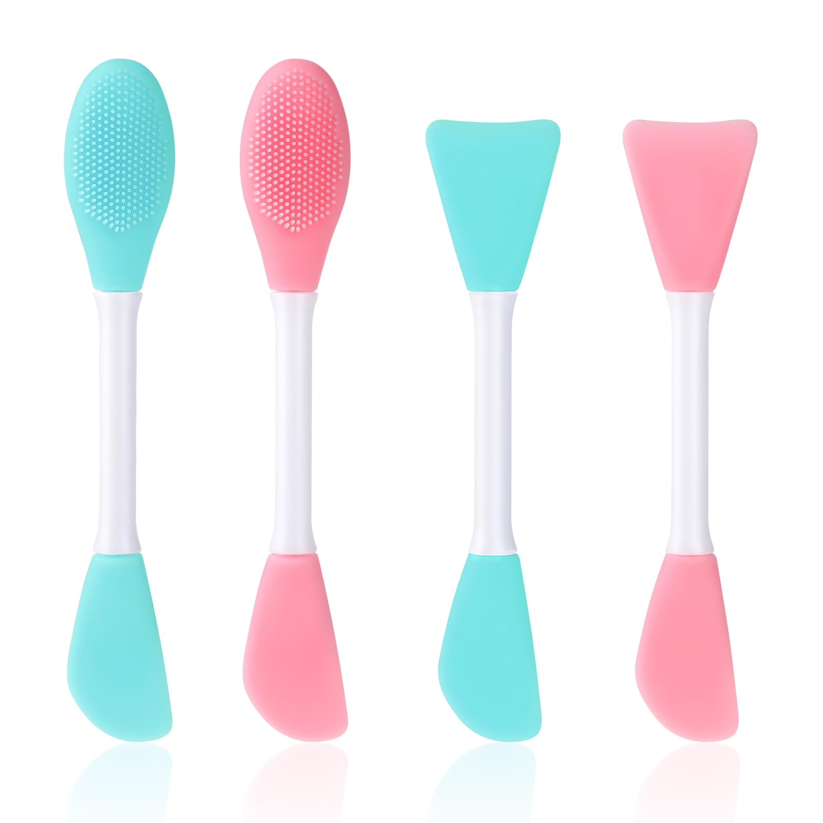 Amazon.com: Bewudy 4 Pcs Face Mask Applicator, Reusable Silicone Facial ...