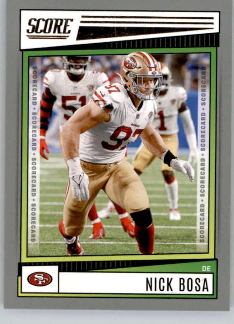 Amazon.com: 2022 Score Scorecard #169 Nick Bosa San Francisco 49ers ...