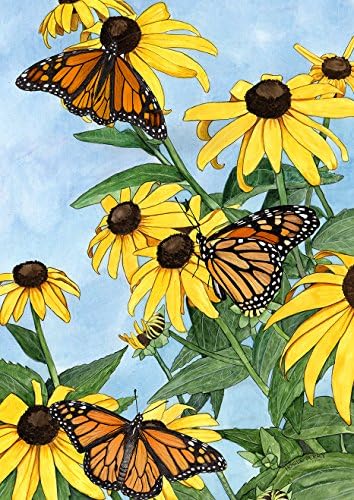 Toland Home Garden 1010777 Monarch Madness-Decorative Multicolor ...