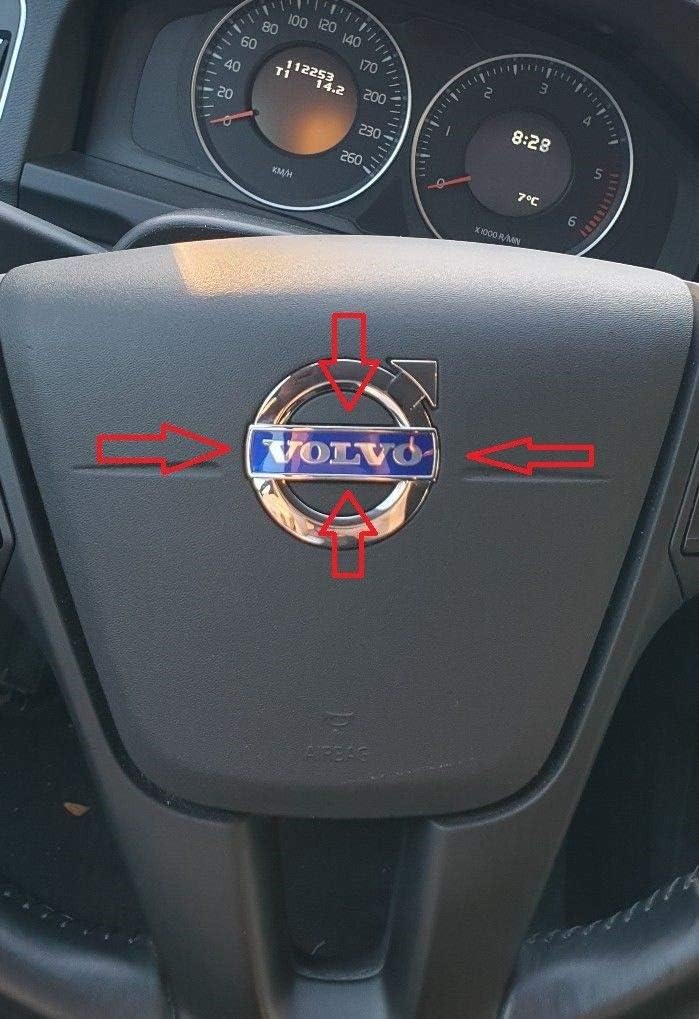 Volvo Emblem Logo Grill V40, V50, V60, V70, XC40, XC60, XC70, XC90, S40 ...