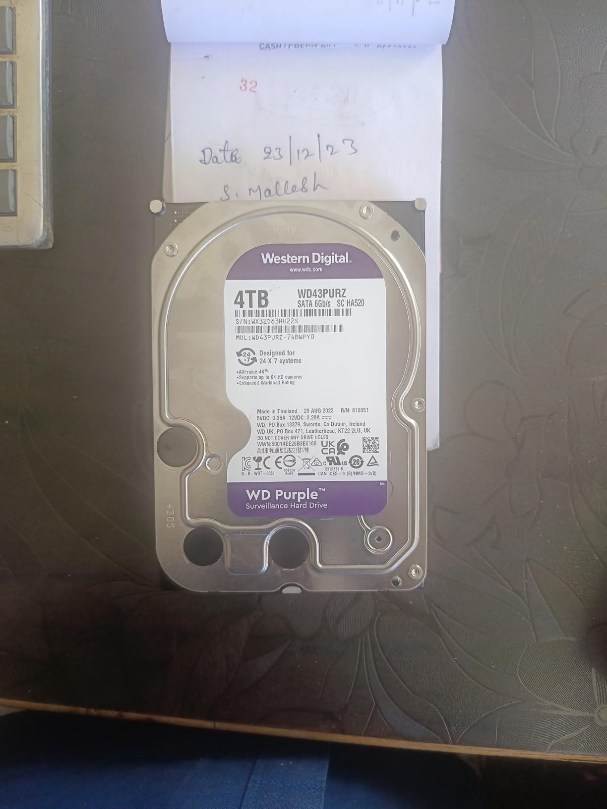Amazon.in: Buy Western Digital 8TB WD Purple Surveillance Internal Hard ...