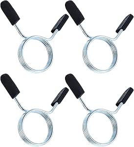 Amazon.com : uxcell Barbell Spring Clip, 2 Inch Weight Bar Clips ...