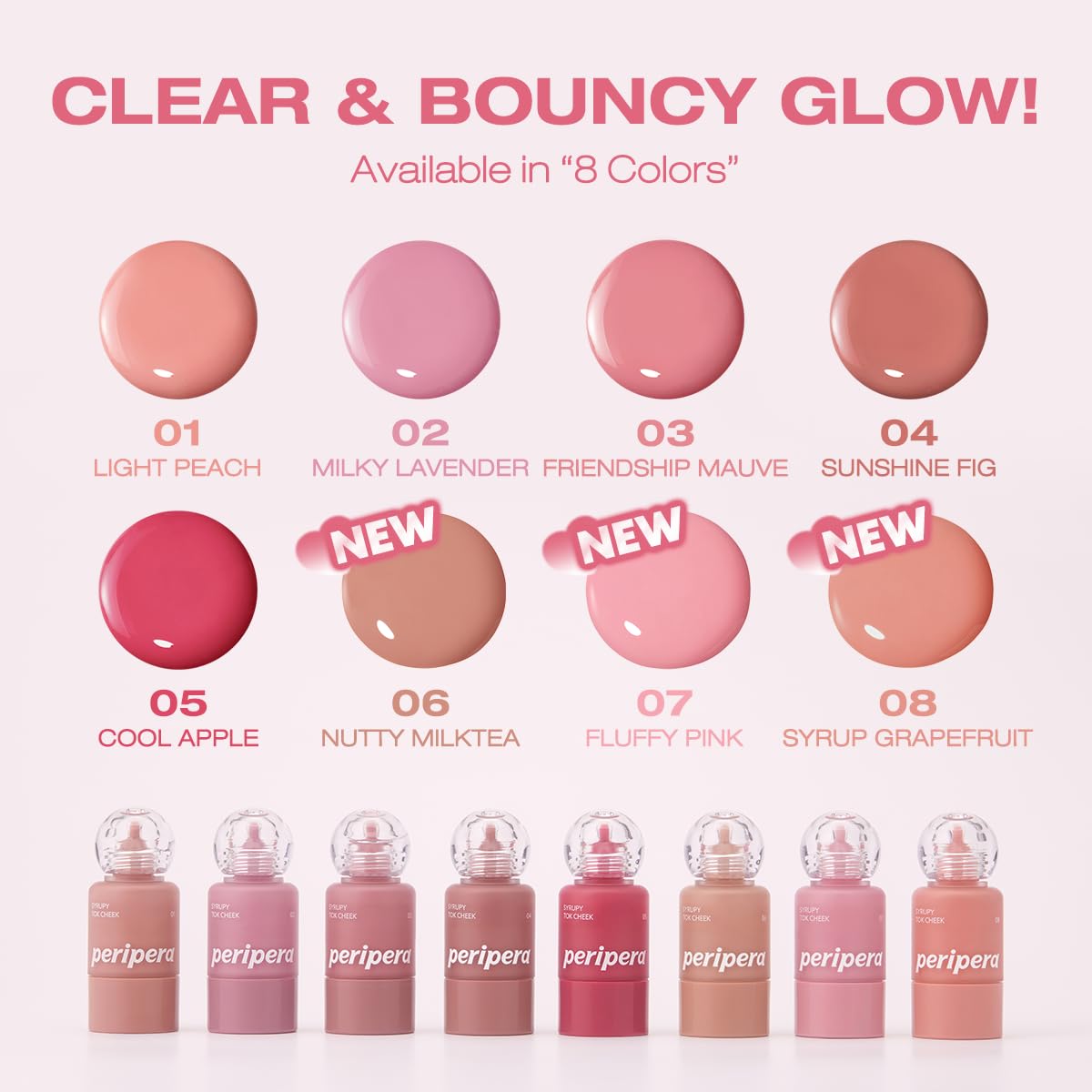 Snapklik.com : PERIPERA SYRUPY TOK CHEEK 5 Colors, Liquid Blush, Dewy ...
