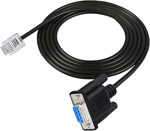 RS232 DB9Pin to RJ11 RJ12 Cable with for Sevo Drive, Leadshine Stepper ...
