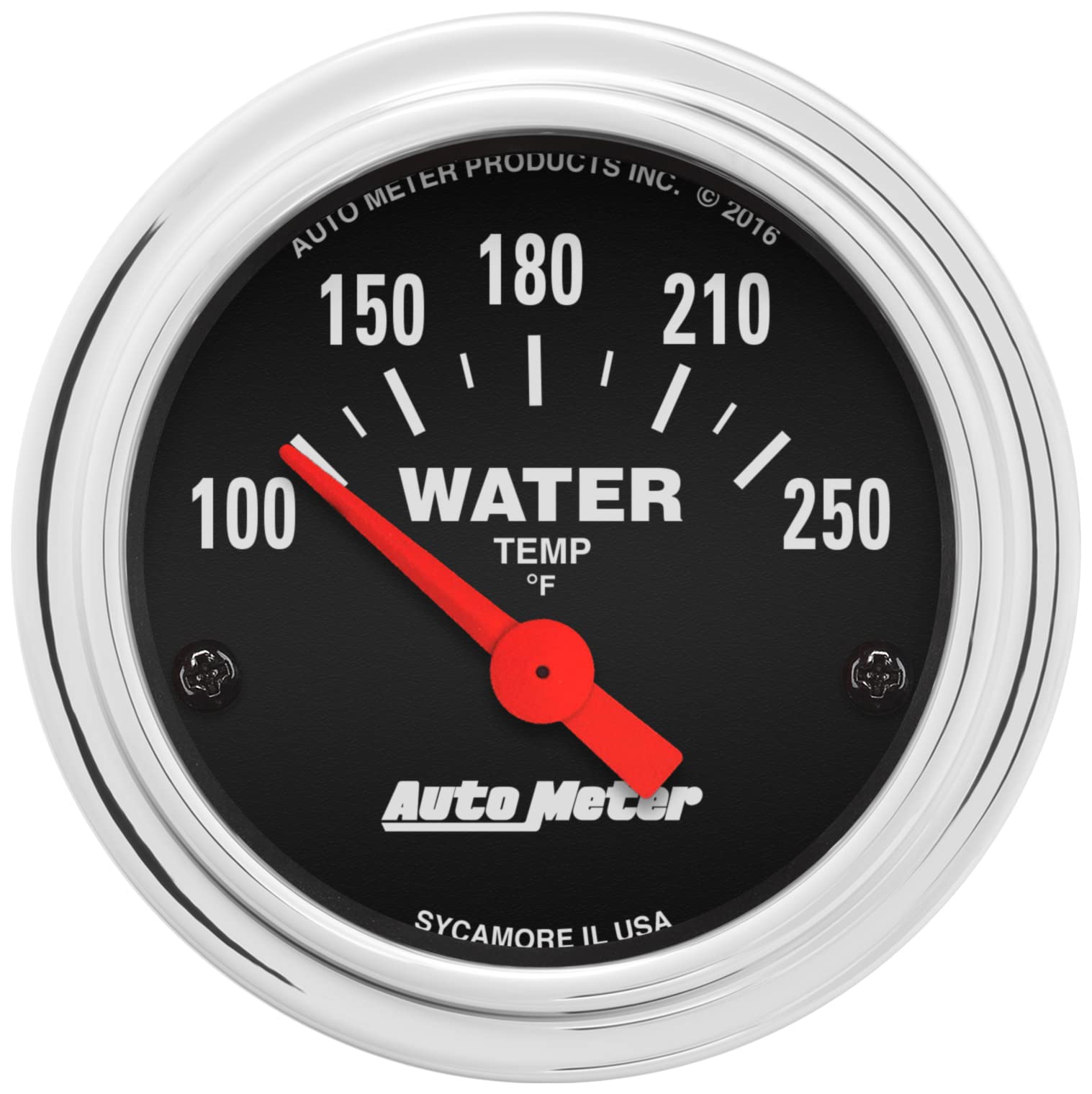 Amazon.com: AUTO METER 2532 Traditional Chrome Electric Water ...