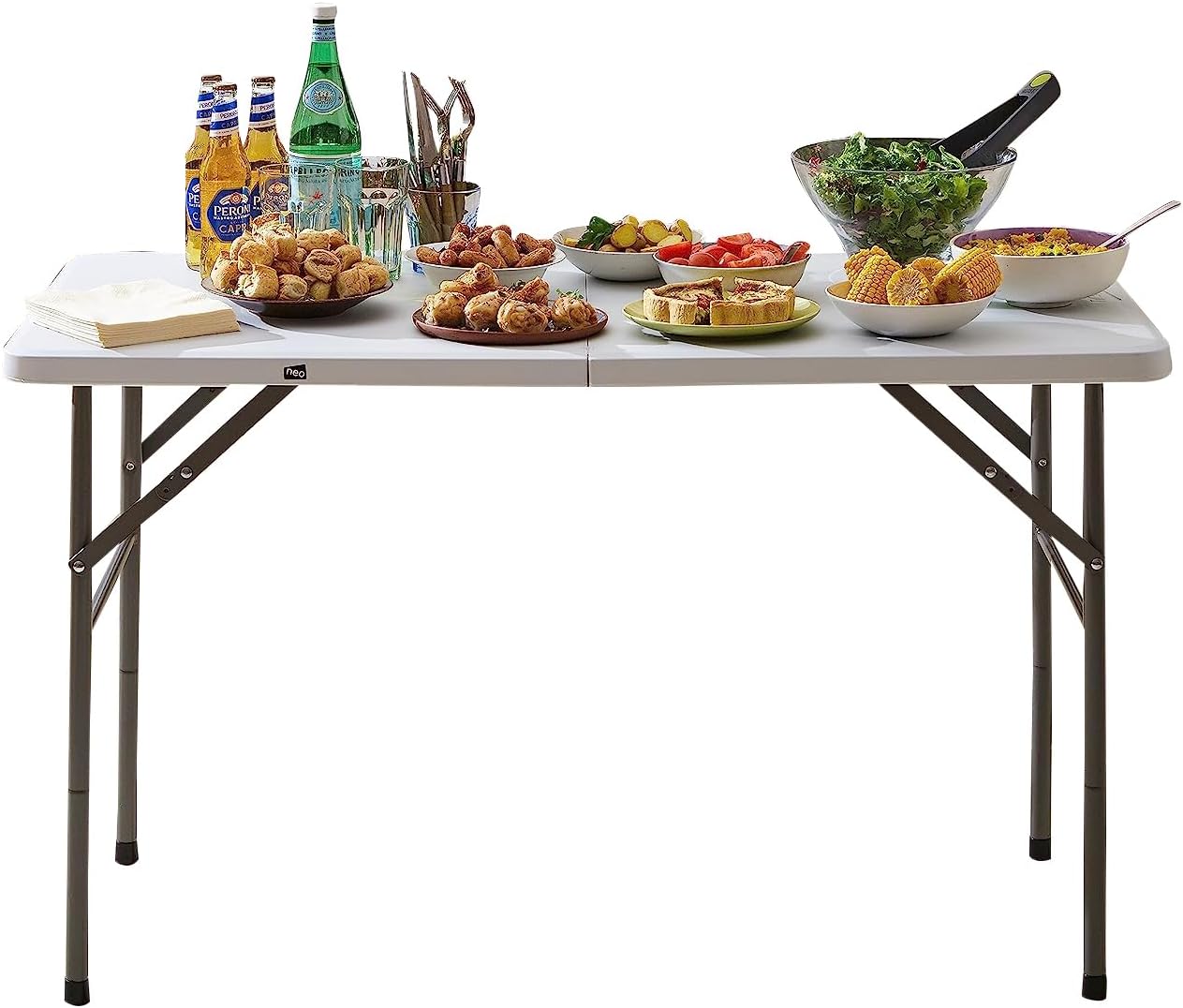 LIFETIME 28241 30-Inch Adjustable Height Personal Table, White Granite ...