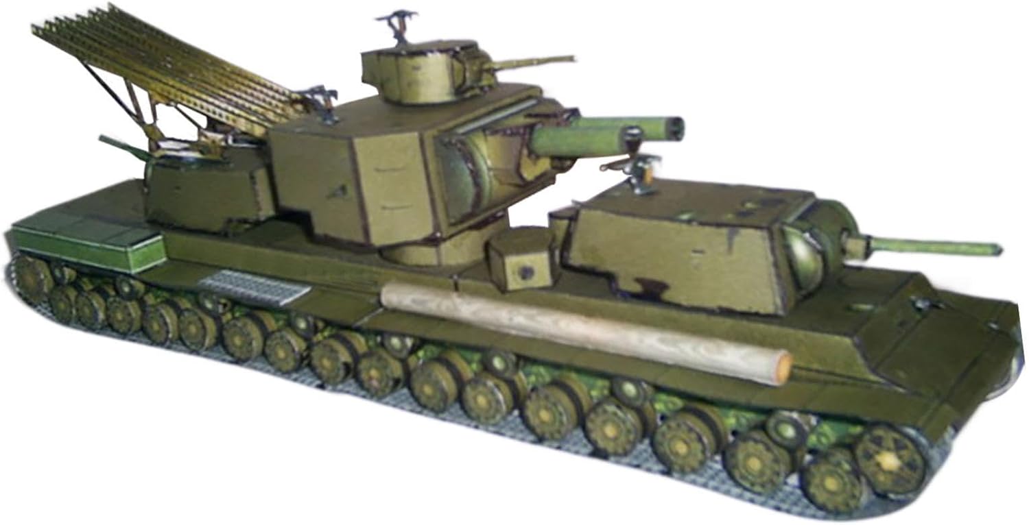 Amazon.co.jp: STARTIST 1/50 ソ連装甲戦闘車両重戦車ペーパーモデル、クラフトコレクション 3Dパズル 手作り 大人 男性 女性 ギフト用、 : おもちゃ