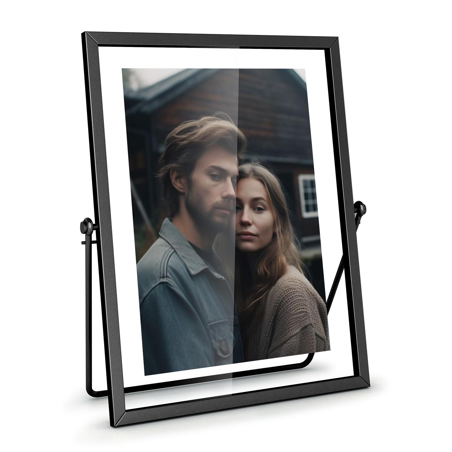 Amazon.com - ANDUTEES 4x6 Floating Picture Frame, Black Photo Frame ...