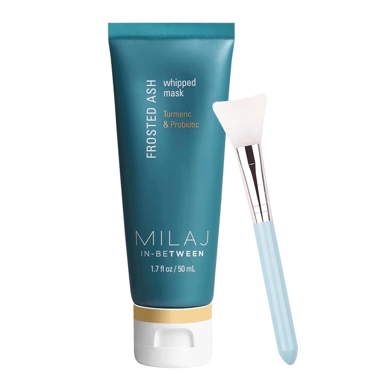 Amazon.com : MILAJ Frosted Ash Probiotic & Turmeric Face Mask | Whipped ...