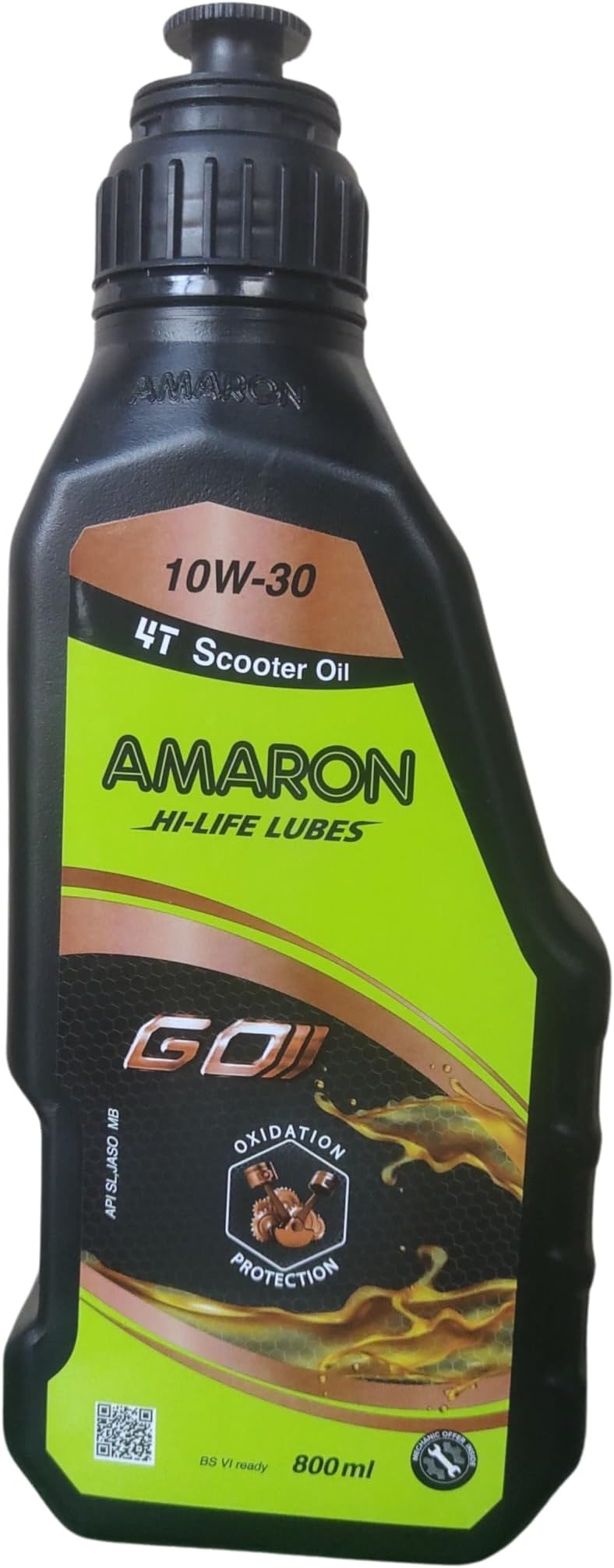 Amaron - Go - 10W30 Engine Oil for Scooters - 800ml : Amazon.in: Car ...