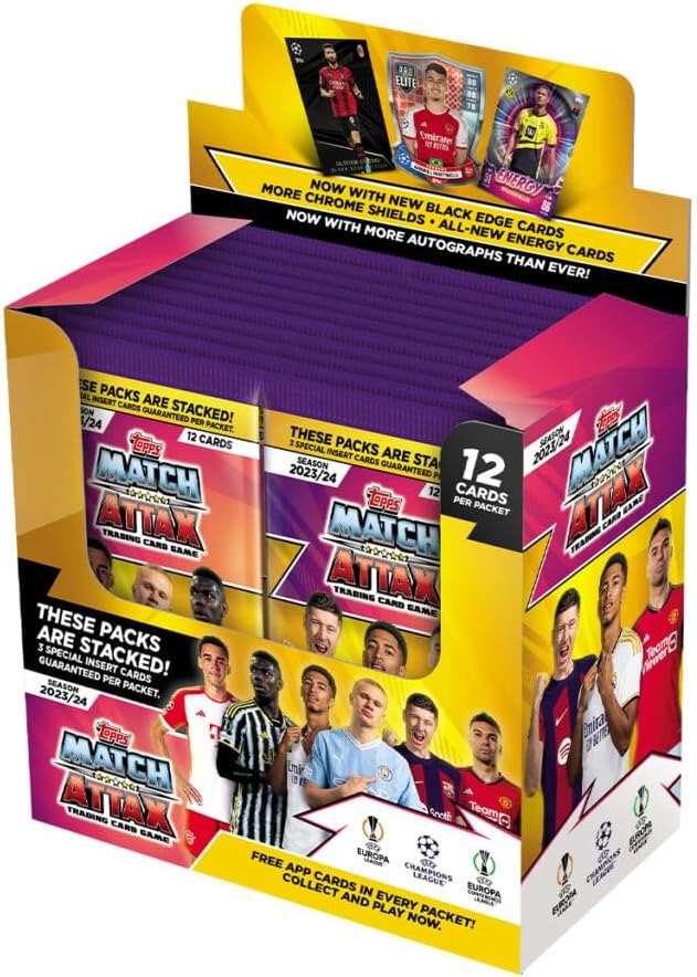 Topps Match Attax 23/24 - Full Box (24 Packs / 288 Cards) : Amazon.ca ...
