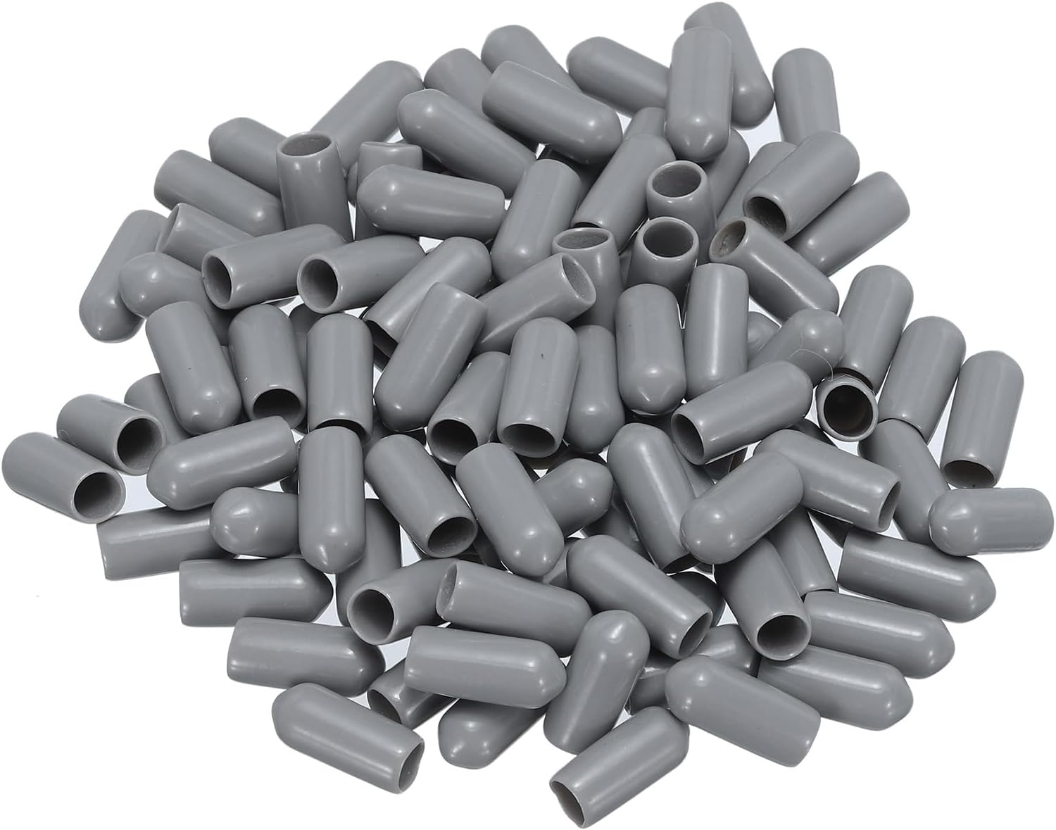 Uxcell 100pcs Rubber End Caps 6mm 1 4 Id Vinyl | Desertcart UAE