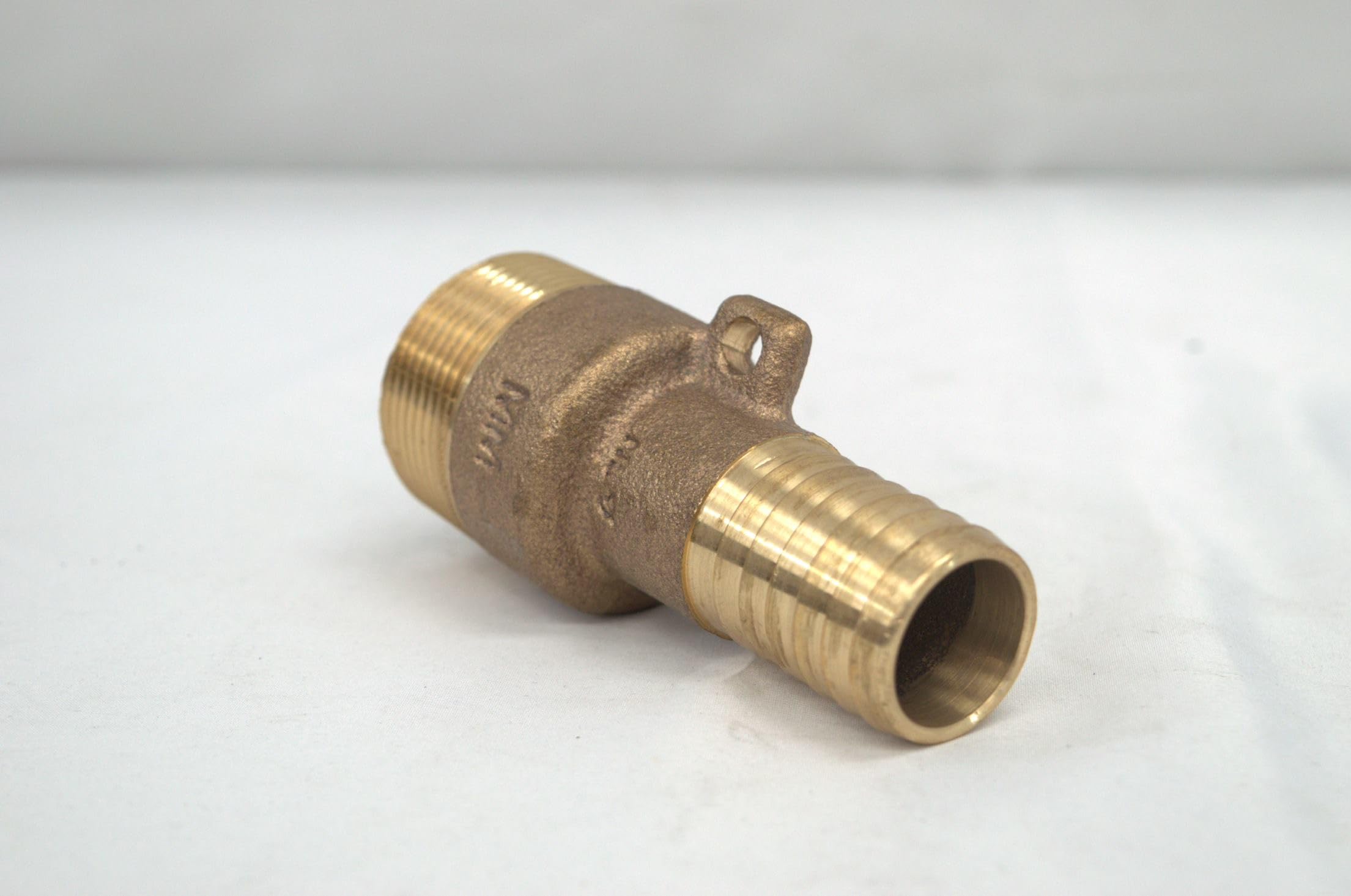 Snapklik.com : No Lead Bronze Male Insert Rope Adapter