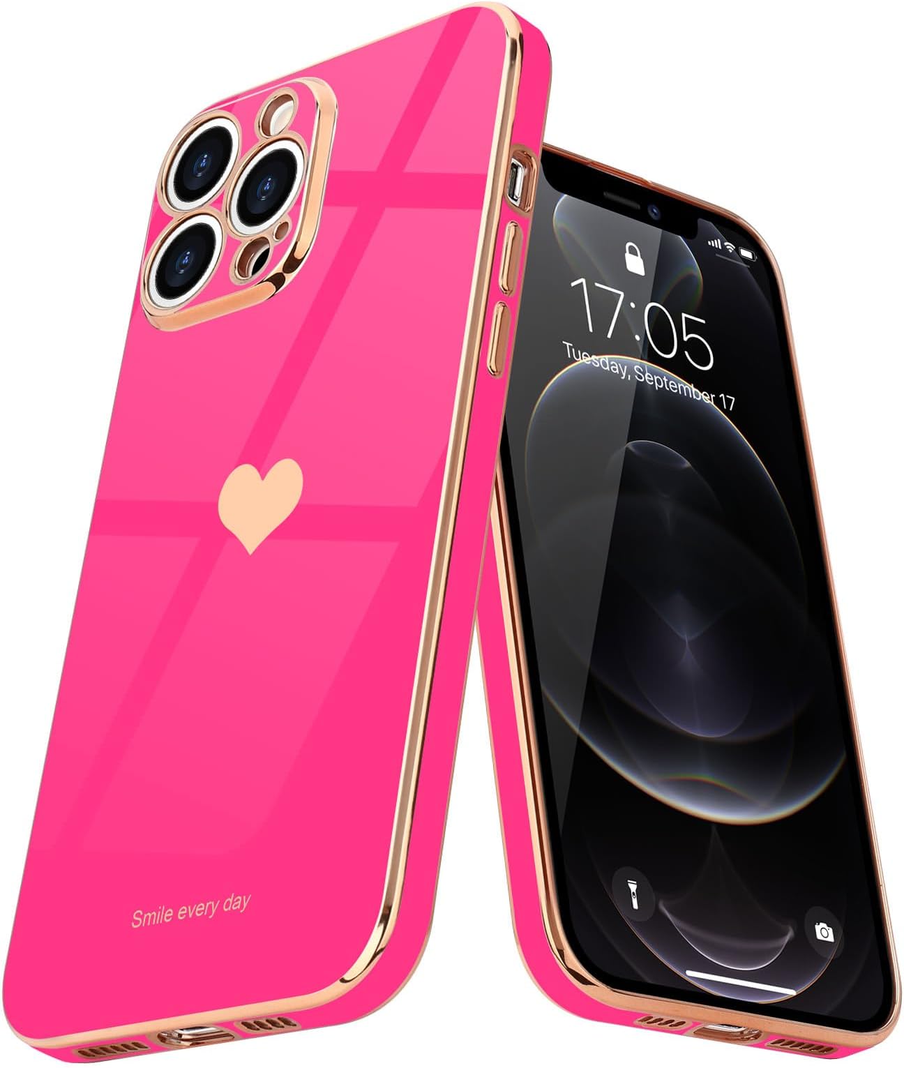 Amazon.com: Teageo for iPhone 12 Pro Max Case for Girl Women Cute Love ...