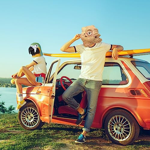 Lizard Head Mask Desert Spiny Lizard Mask Halloween Animal Costume ...