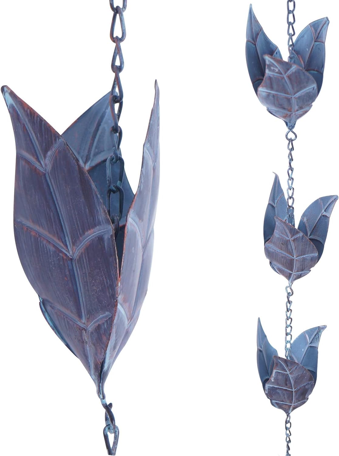 Amazon.com : Pinecone Shaped Rain Chain Metal Rain Chain Gutter Rain ...