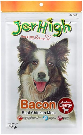 Amazon.com : Jerhigh Dog Snack Bacon 70g. : Pet Snack Treats : Pet Supplies