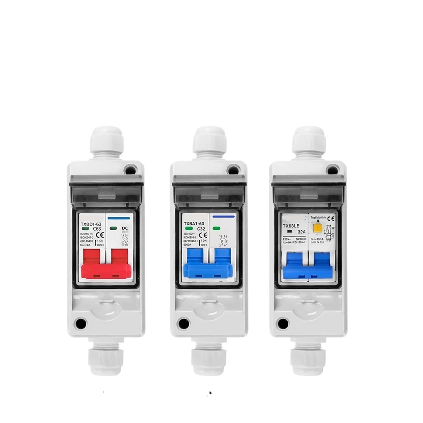 Buy photovoltaic Combiner Box HT IP65 Outdoor Electrical Distribution ...