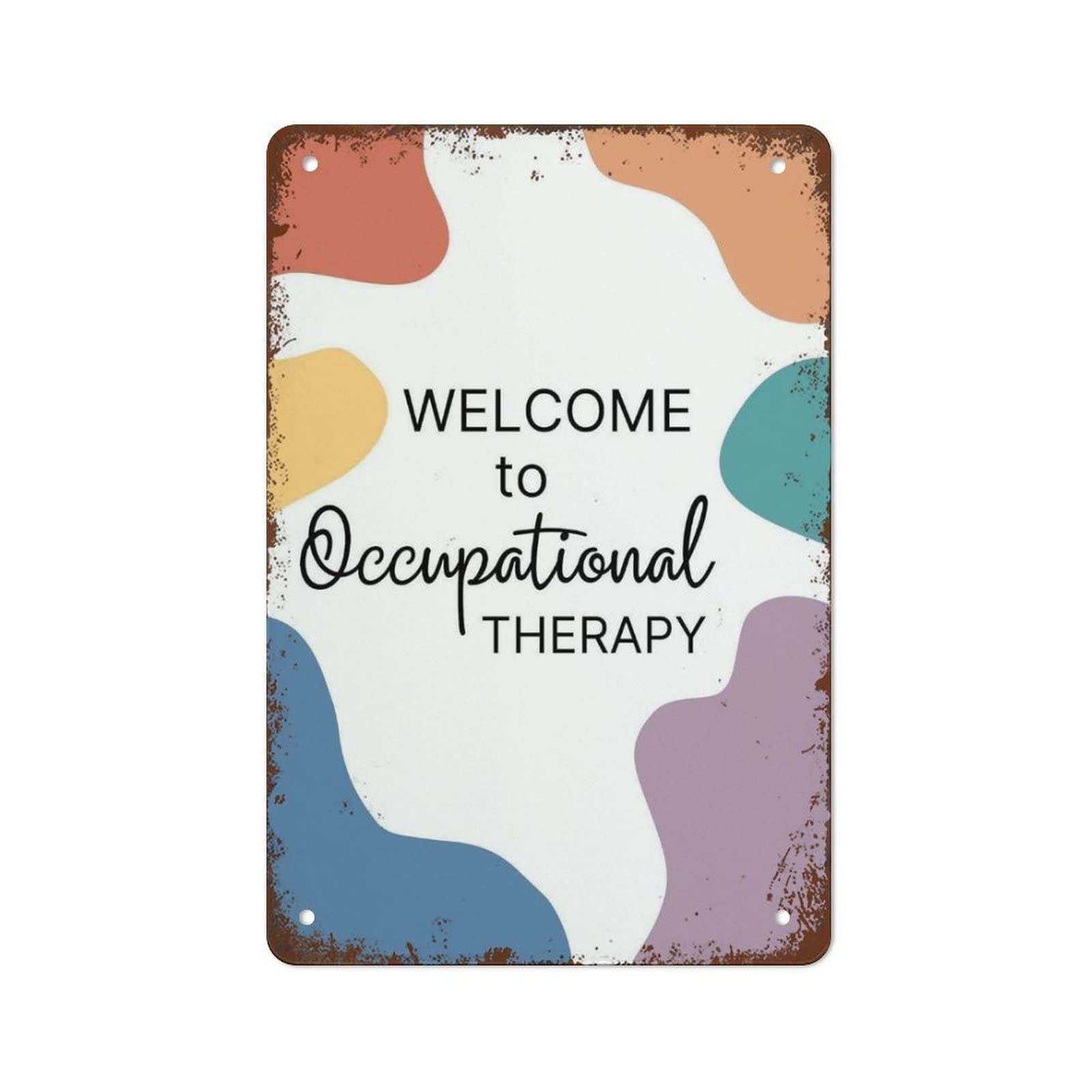 Amazon.com: Welcome to Signature Occupational Therapy Poster Rainbow ...