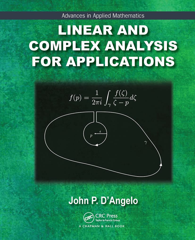 Amazon | Linear and Complex Analysis for Applications (Advances in ...