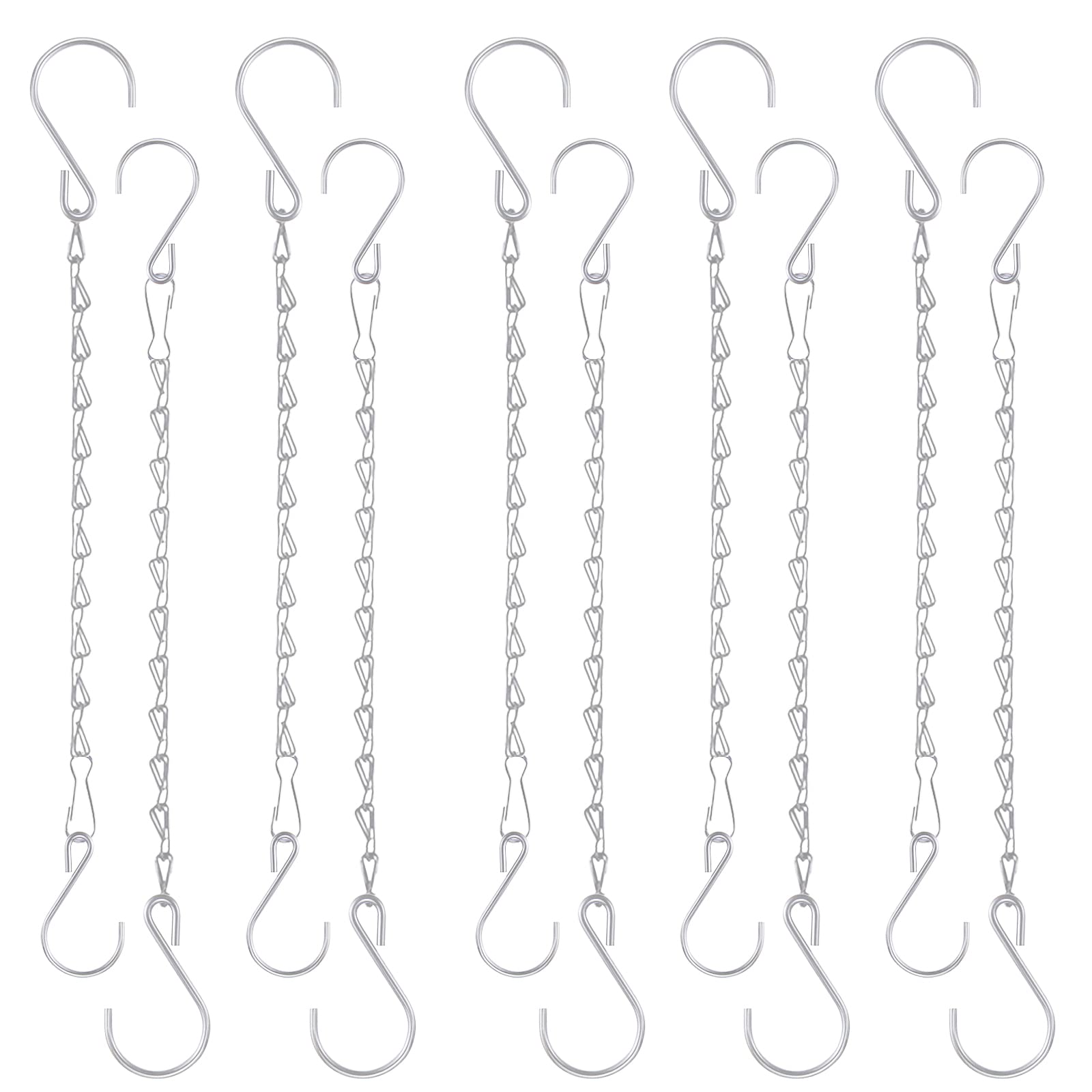 Amazon.com: Fetanten Plant Hanging Chains, 10 Inch Metal Hanging Basket ...