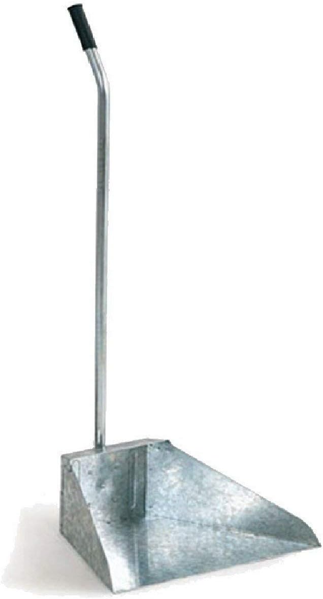 Paletta per Spazzatura in Acciaio Zincato con Manico 35x25 cm H 78 cm ...