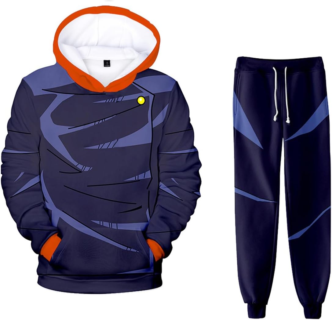 Anime Hoodie and Sweatpants Set Novelty 3D Hoodies JJK Cosplay ...