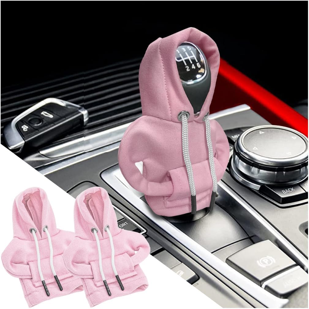 Amazon.com: BELOMI Car Gear Shift Cover, Fashionable Hoodie Automotive ...