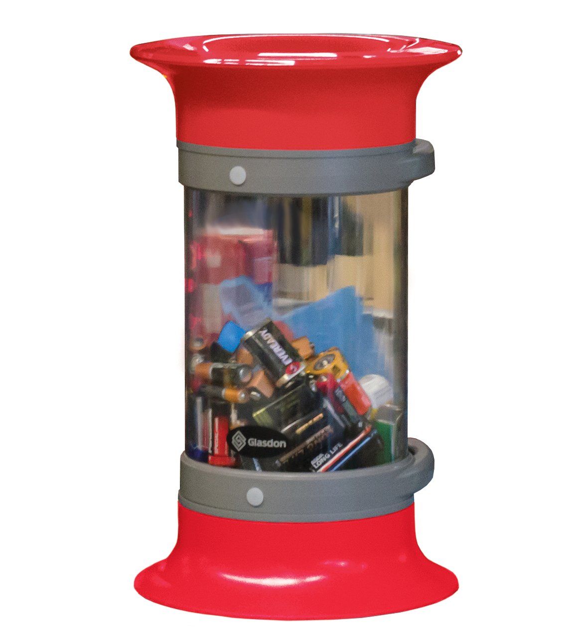 Glasdon C Thru 5 L Battery Recycling Tube 4 Colours | Desertcart KUWAIT