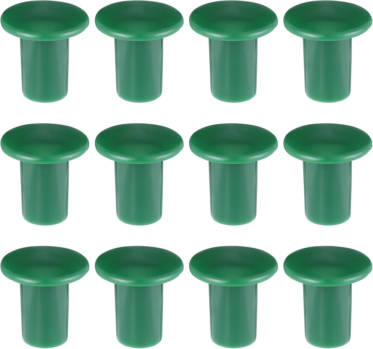 Amazon.com : 12PCS Rebar Caps Mushroom Rebar End Caps Green Plastic ...