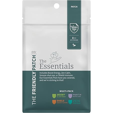 Amazon.com: The Friendly Patch Travel Essentials Multi-Pack Patches - Includes Snooze Sleep ...