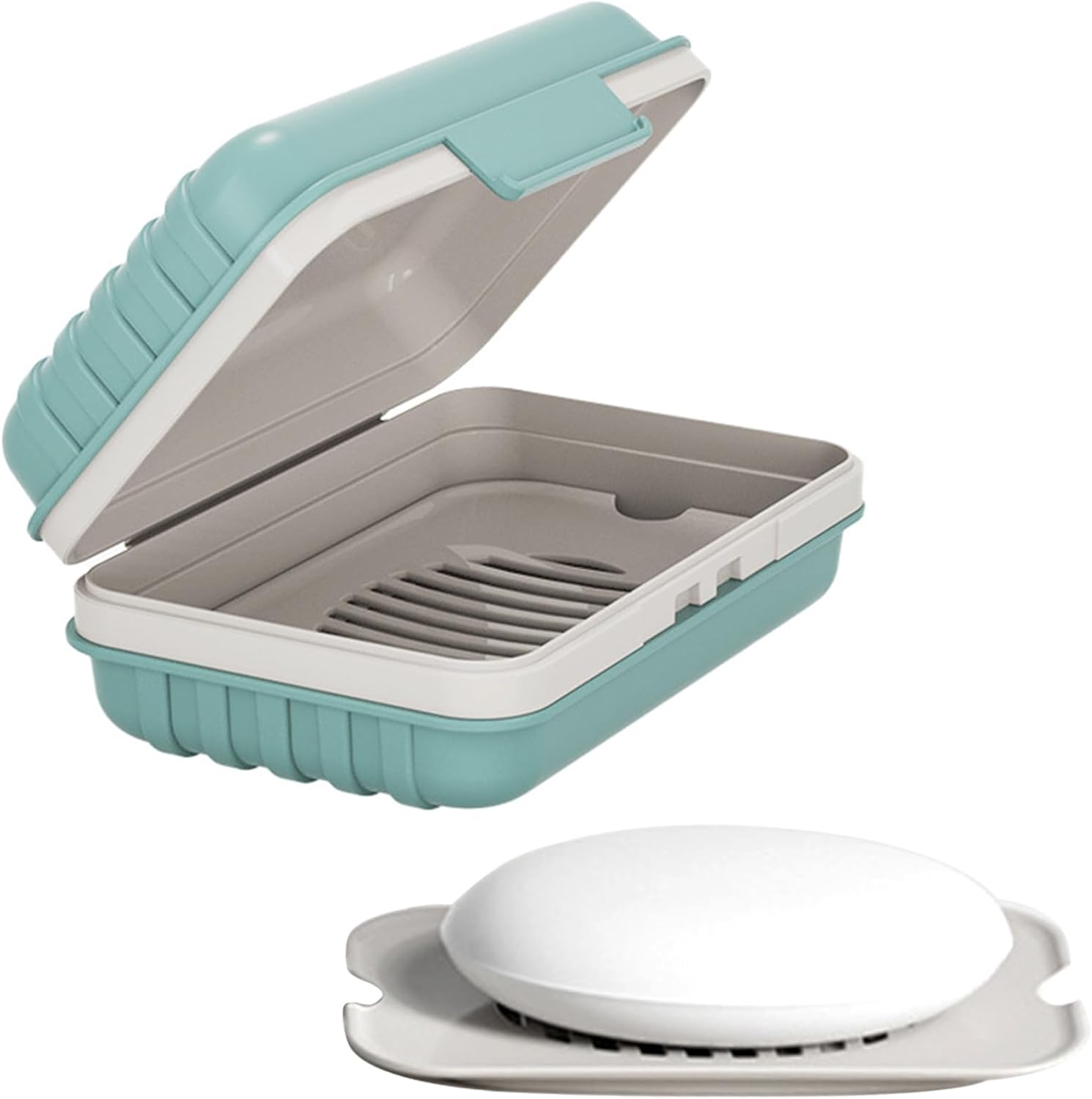 Amazon.com: Eclatify Travel Soap Container,Soap Bar Holder with Lid ...