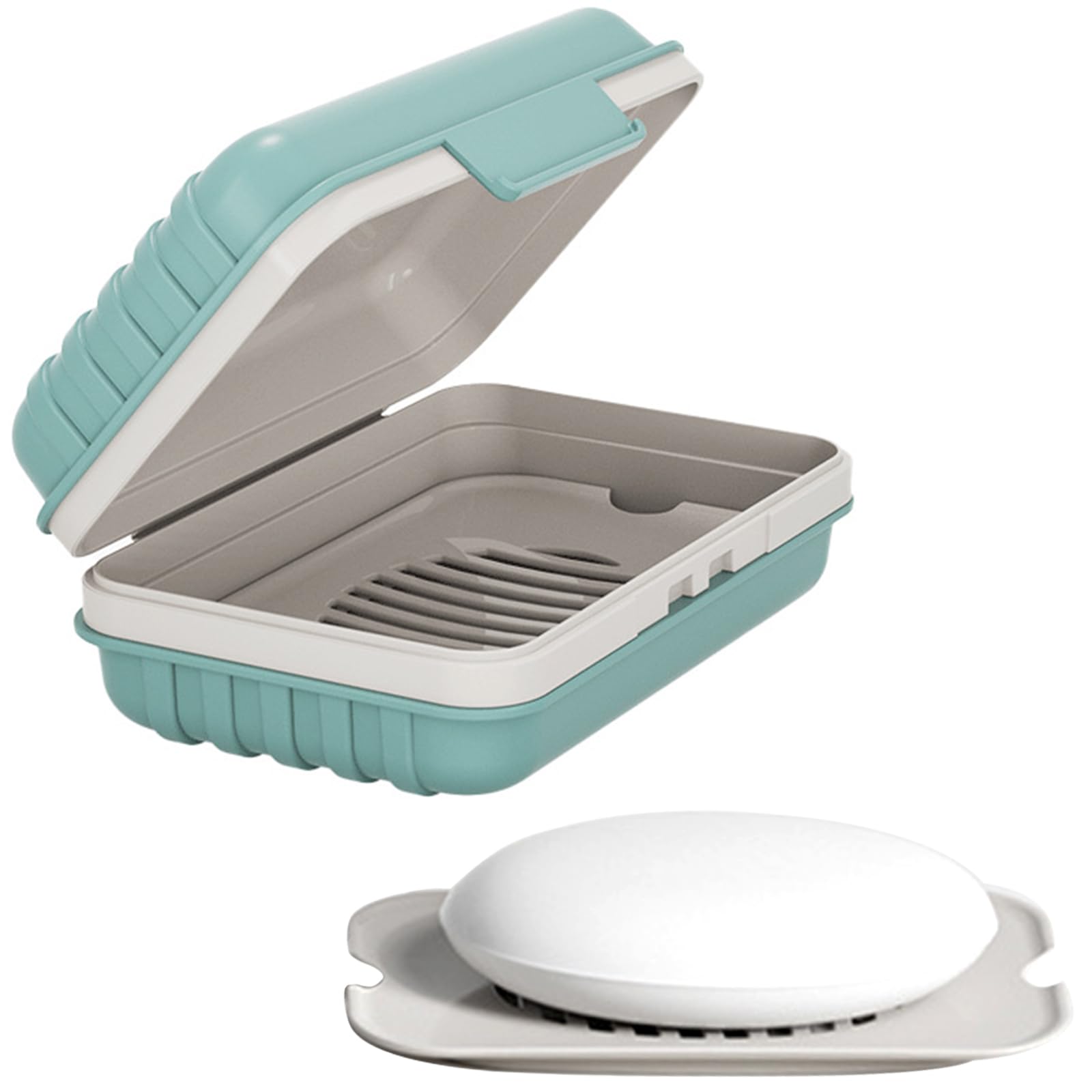 Amazon.com: Eclatify Travel Soap Container,Soap Bar Holder with Lid ...