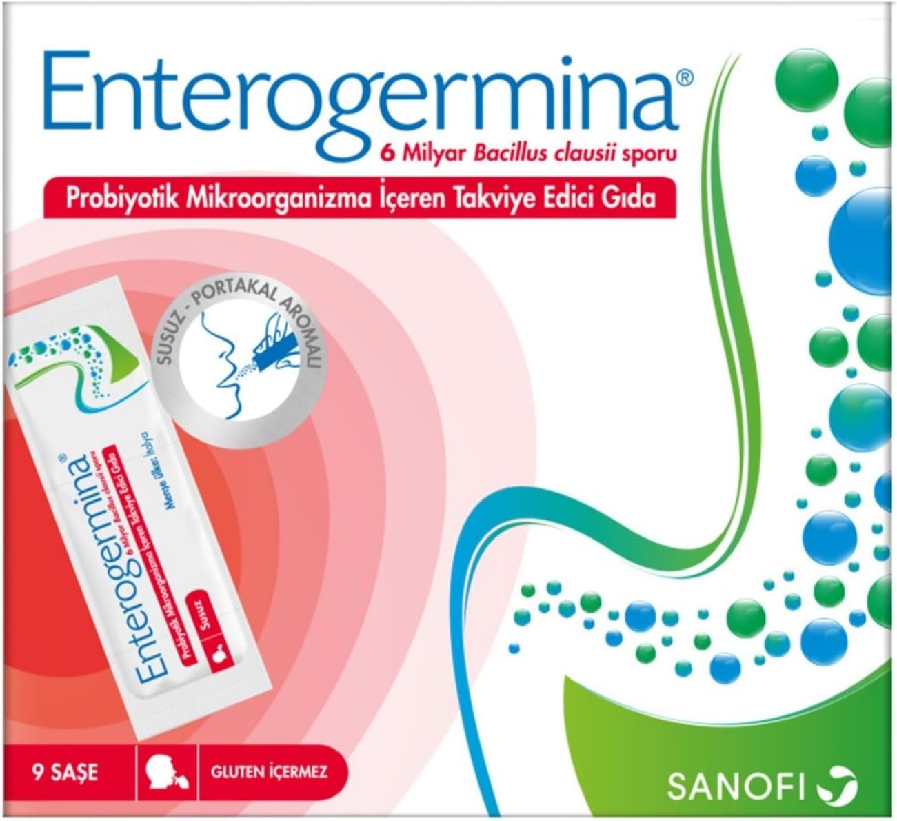 Amazon.com: Enterogermina Adult Probiotic 6 Billion 9 Count : Health ...