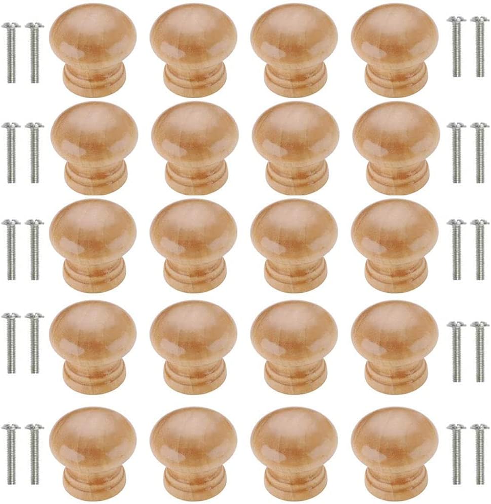 YEYIT 16 Pezzi pomelli per mobili bianchi 30mm pomelli per armadietti ...