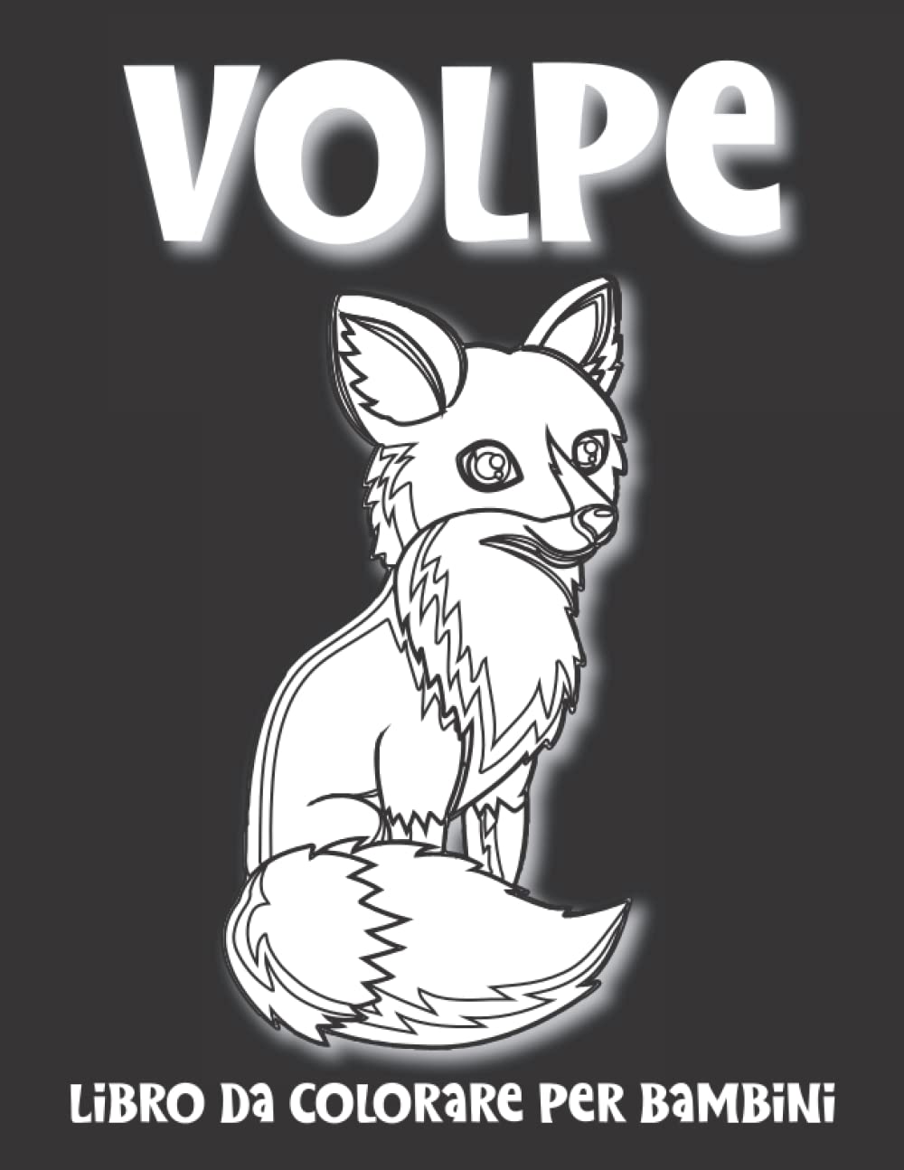 Volpe Libro Da Colorare Per Bambini Adorabile Volpe Pagine Da ...