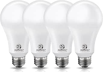 Energetic Lighting Super Bright 50/100/150W 3-Way A21 LED Light Bulb ...