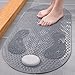 Amazon.com: Shower Mat Foot Scrubber, Non-slip Bath Mat for Tub with ...