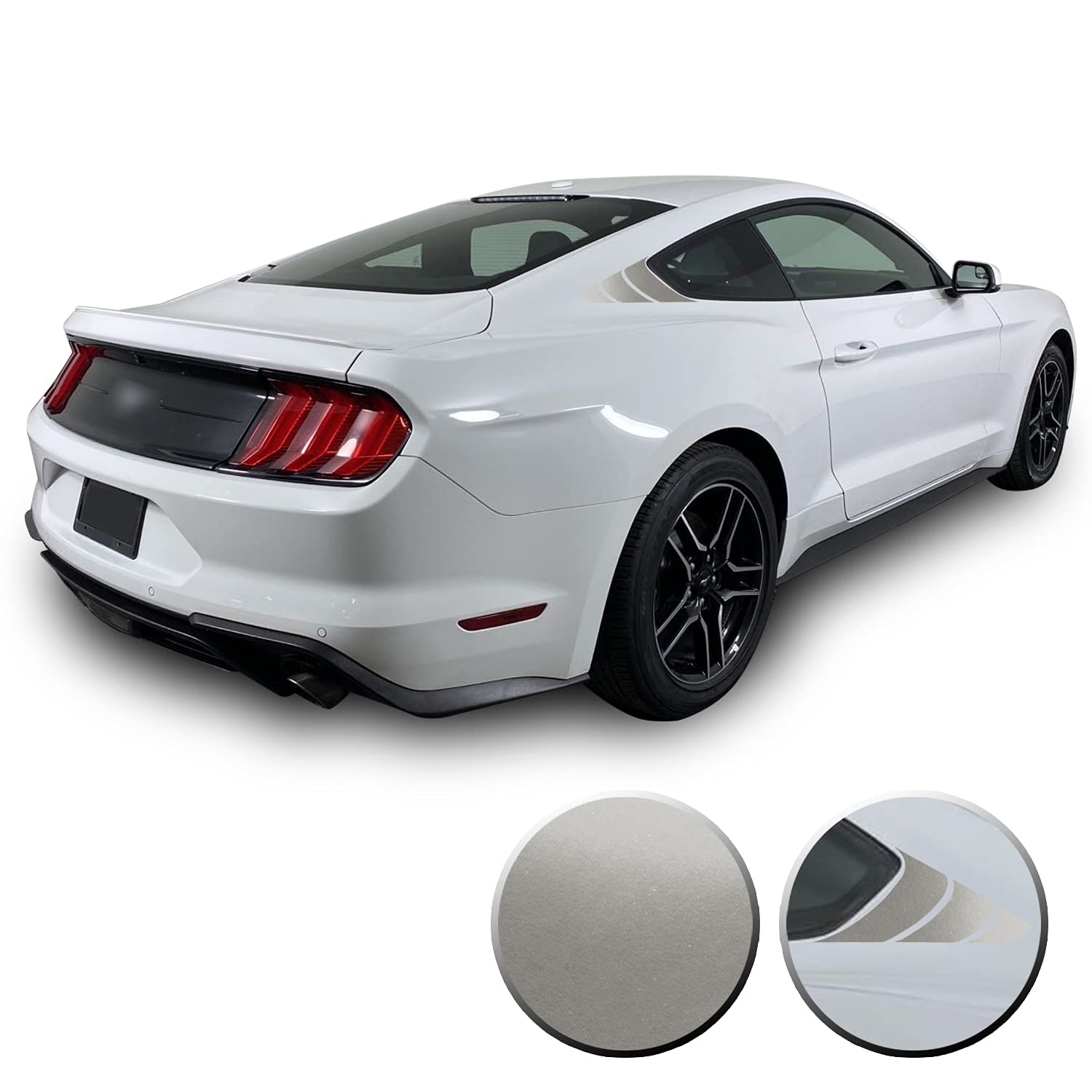 Matte Silver Mustang
